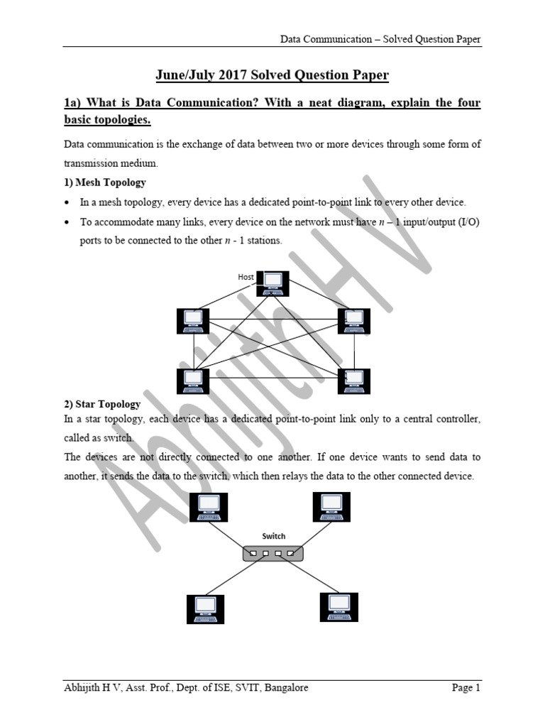 DC July 2017 QP Solution | PDF | Internet Protocols | Computer Network