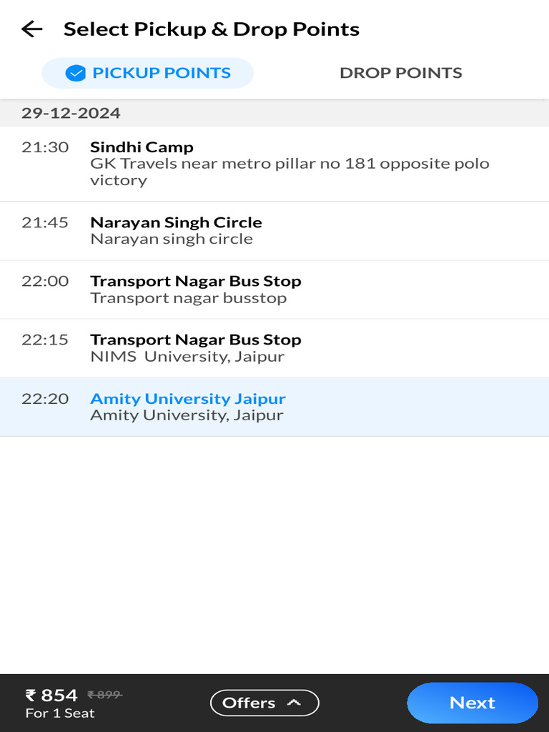 Online Bus Ticket Booking, Book Confirmed Reservation Tickets @ MakeMyTrip | PDF