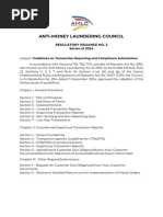 AMLC Registered DNFBPs Advisory 2025 | PDF