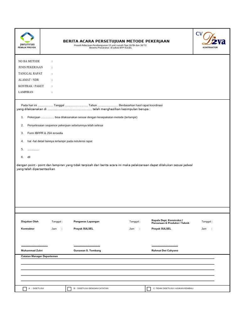 02_FORM CEKLIST | PDF