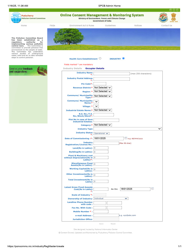 CTE Registration for Pollution Control Board | PDF