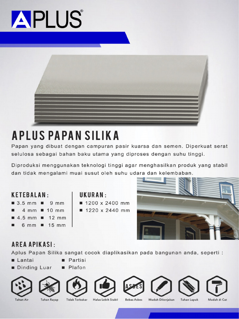 Brosur Aplus Silika | PDF