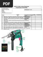 13 Checklist For Hammering Drill Machine | PDF