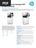 HP LaserJet MFP E826dn Overview | PDF | Image Scanner | Microsoft Windows
