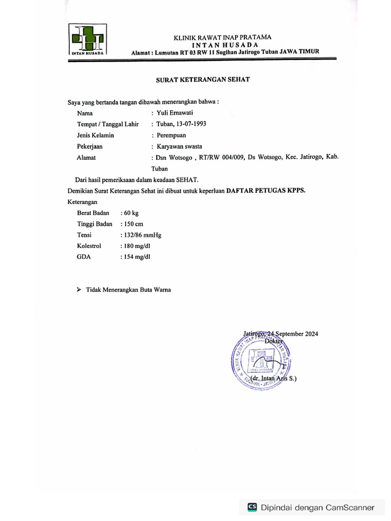 Yuli Ernawati Surkes TPS 7 | PDF