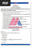 Exame Extraordinário de Matemática 12 Classe 2022 | PDF