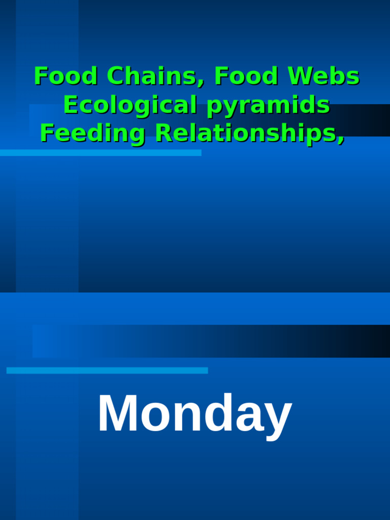 Food Chains, Food Webs Ecological Pyramids Feeding Relationships | PDF ...
