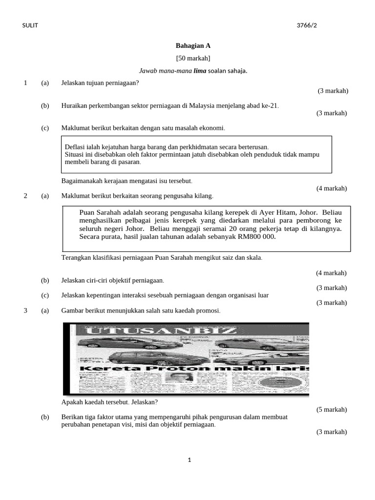 Skema Trial SPM K2 2022 | PDF