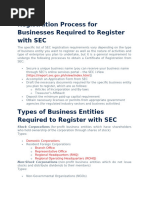 SEC Registration Guide for Partnerships | PDF | Securities (Finance ...