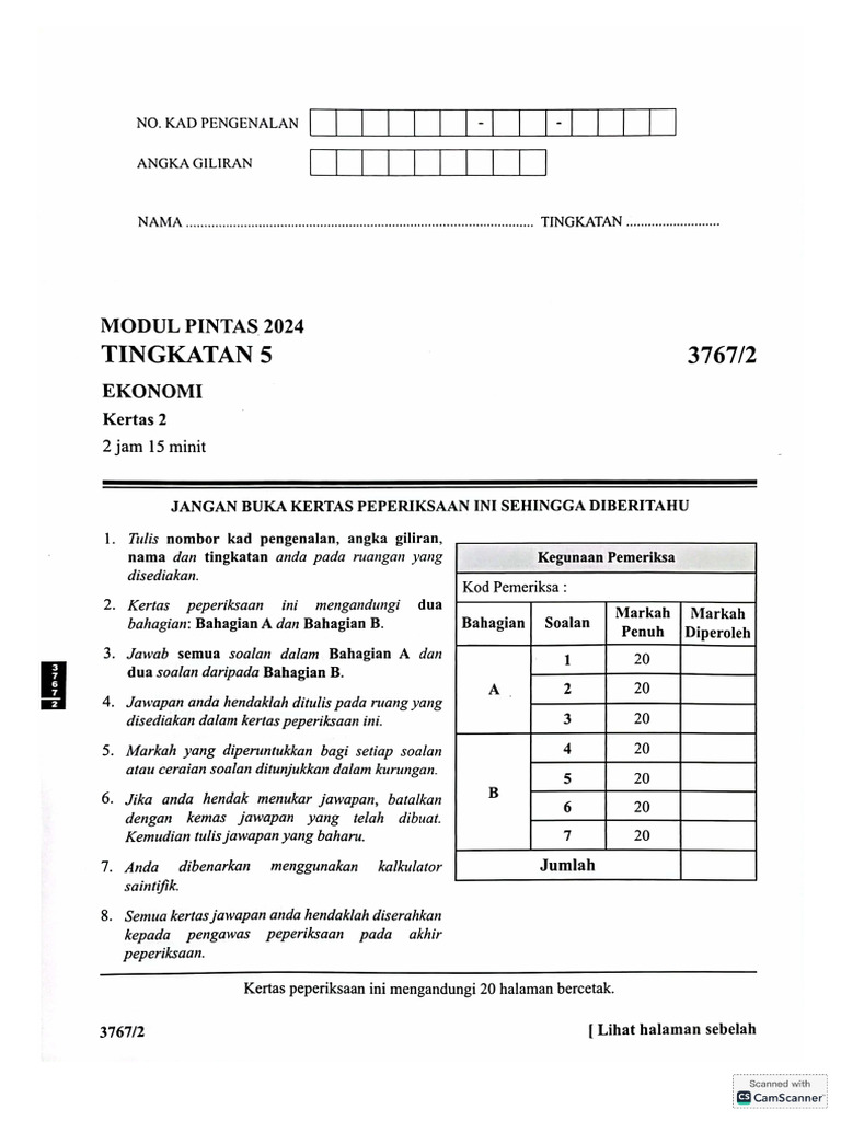 K2 Selangor Set 2 2024 | PDF