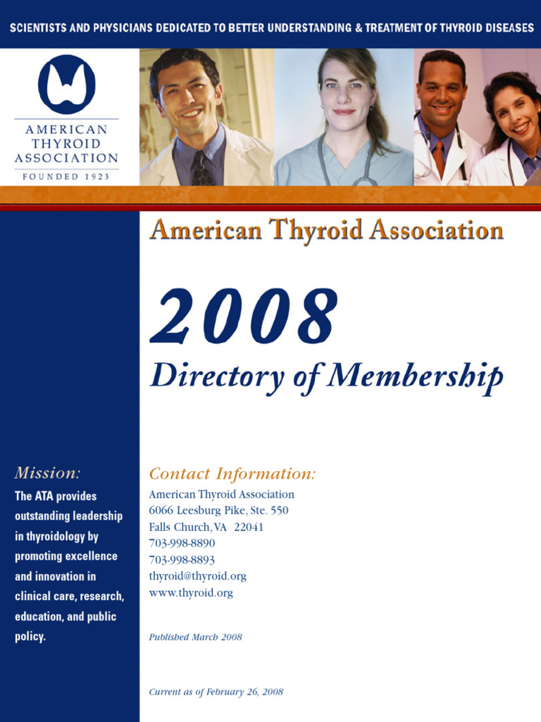 Thyroid Disease Treatment Doctors Directory Contacts in USA | PDF ...