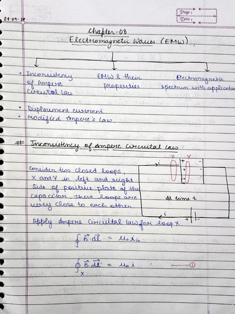 Ch-08 Electromagnetic Waves(EMW).Physics | PDF | Microwave | Electromagnetic Radiation