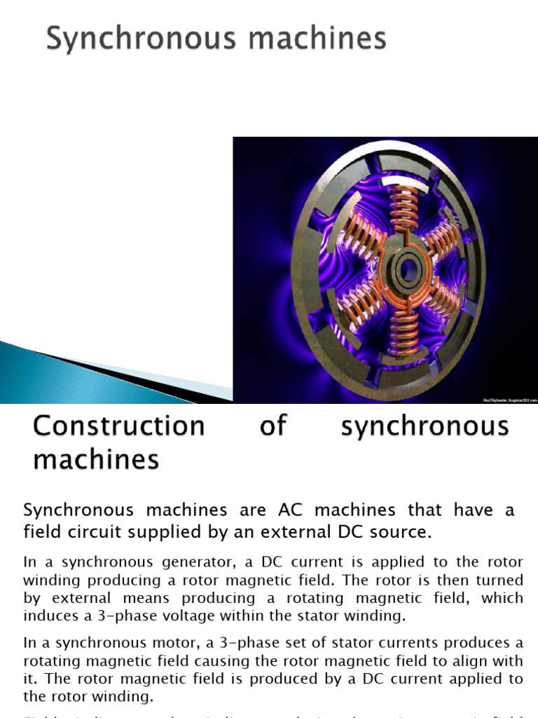 Synchronous Machine | PDF