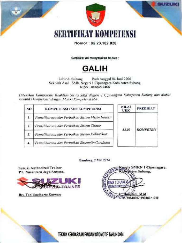 Daftar Riwayat Hidup H_compressed | PDF
