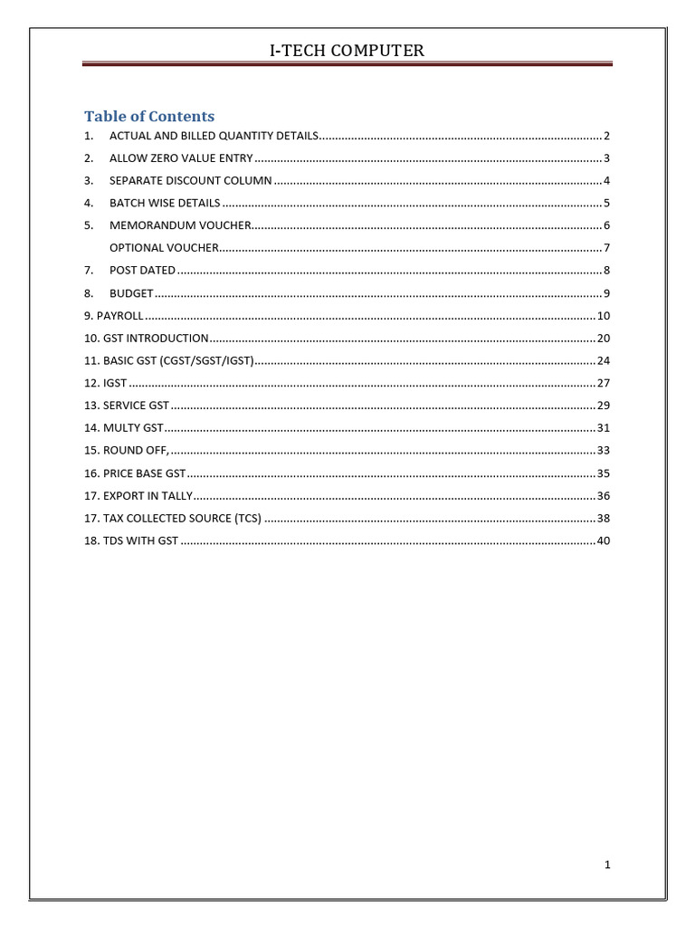 Advance Tally and GST Book | PDF | Value Added Tax | Taxes