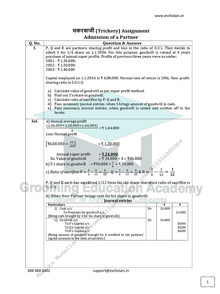 E-book Perfect Practice Trickery Solutions (10) | PDF | Balance Sheet | Goodwill (Accounting)