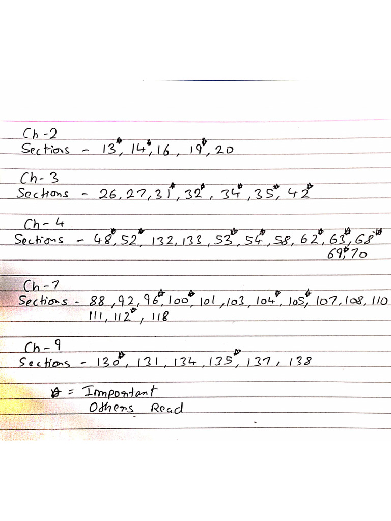 Important Sections Law | PDF