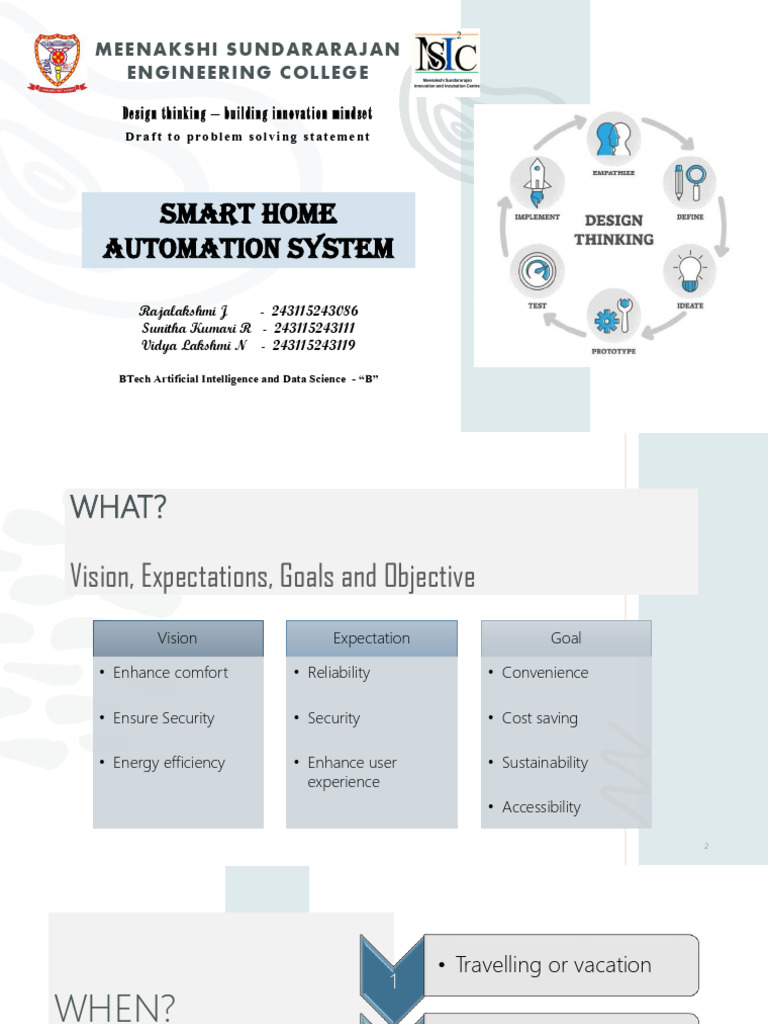 team no. 21 - smart home automation system - btech AD-1 (1) | PDF ...