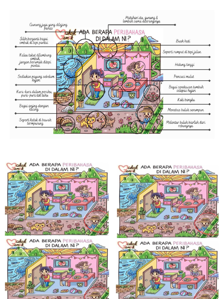 Apa Berada Peribahasa Dalam Gambar Ini | PDF