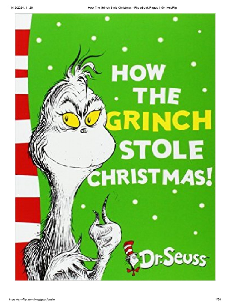 How The Grinch Stole Christmas eBook | PDF | Dr. Seuss | Christmas Fiction