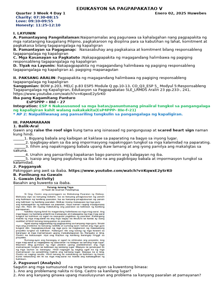 DLP_ESP-5_Q3-W4 | PDF