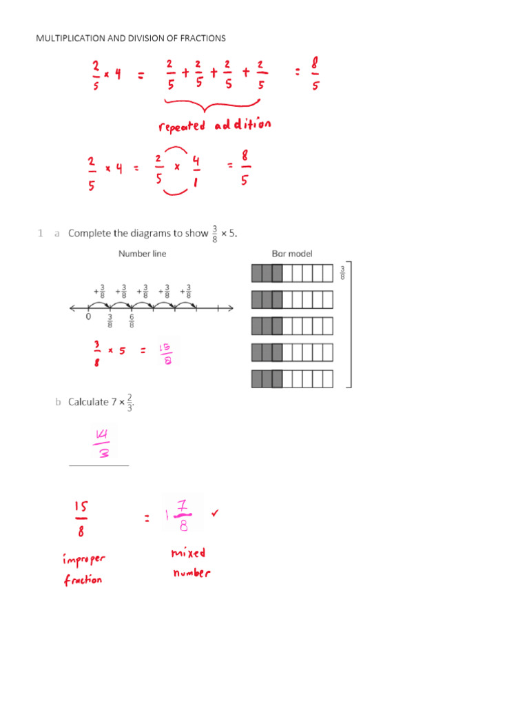 Mastering Fraction Multiplication & Division | PDF