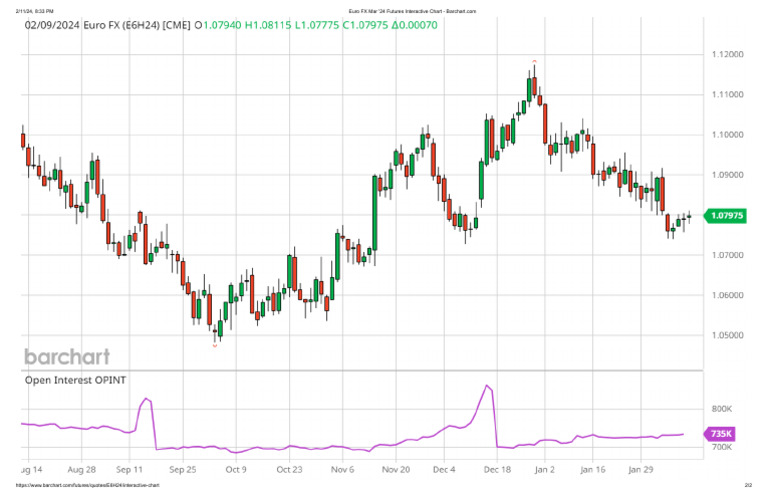 Euro FX Mar 24 Futures Interactive Chart | PDF