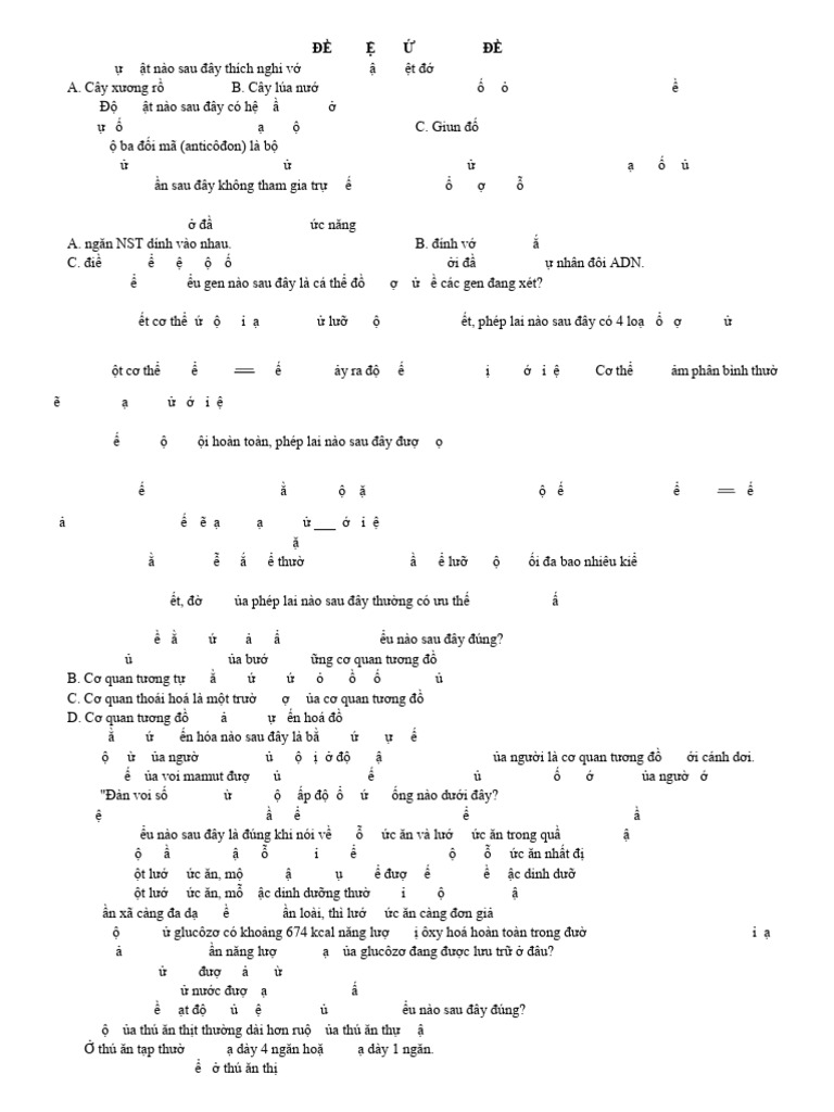 ĐỀ 8+ (MÃ ĐỀ 603 + 604) | PDF