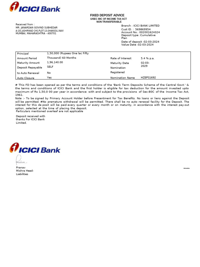 Janardan SubhedarFD | PDF | Economies | Money