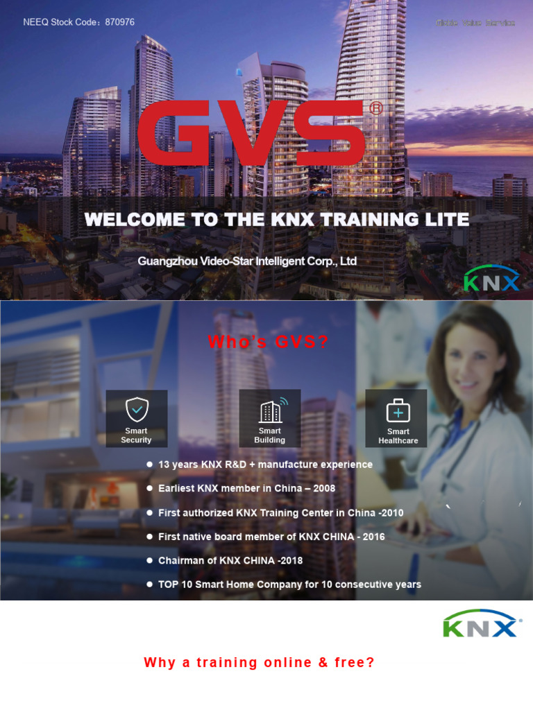 KNX Training Presentation by GVS | PDF | Computer Science | Computer Engineering