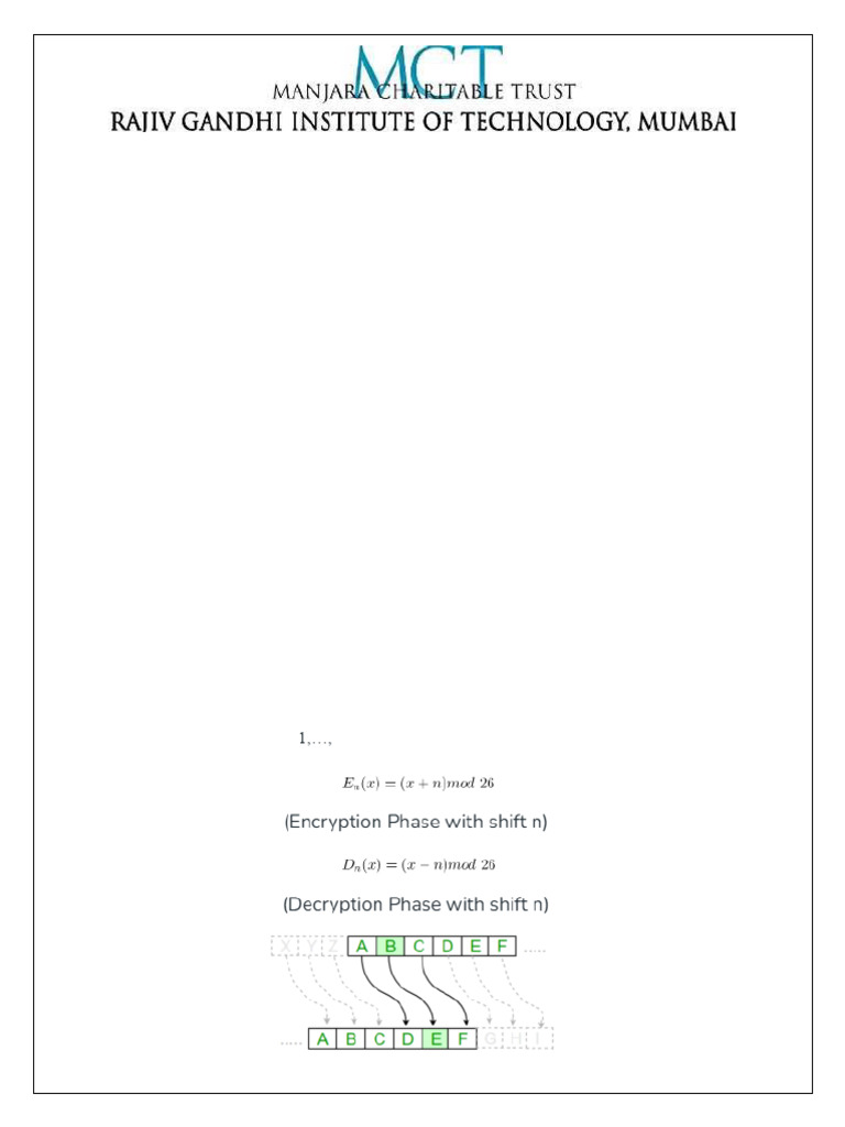 Css Exp 1 Vansh | PDF | Cipher | Encryption