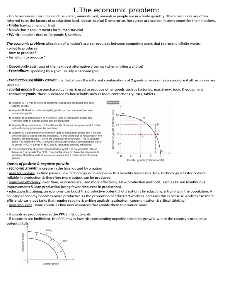 econ-unit-1 | PDF | Elasticity (Economics) | Demand