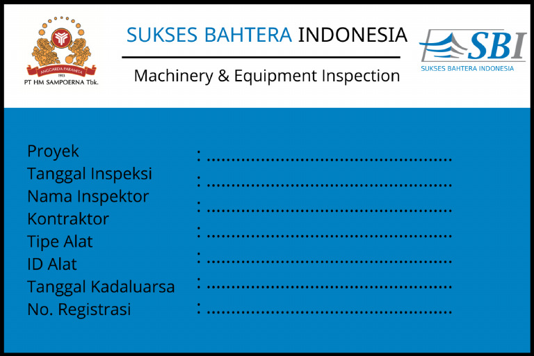 Label Inspeksi Biru | PDF