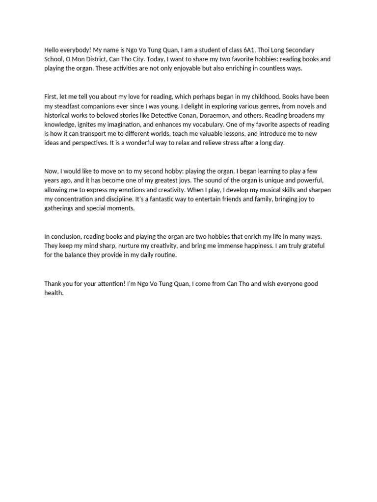 Hello Everybody | PDF