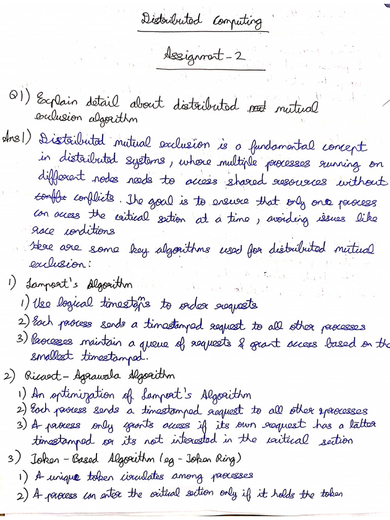 Distributed Computing Assignment 2 Pdf
