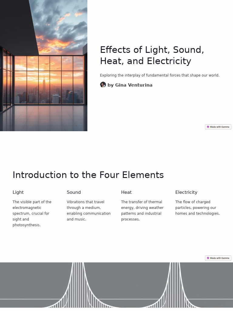 Effects of Light Sound Heat and Electricity | PDF | Light | Waves