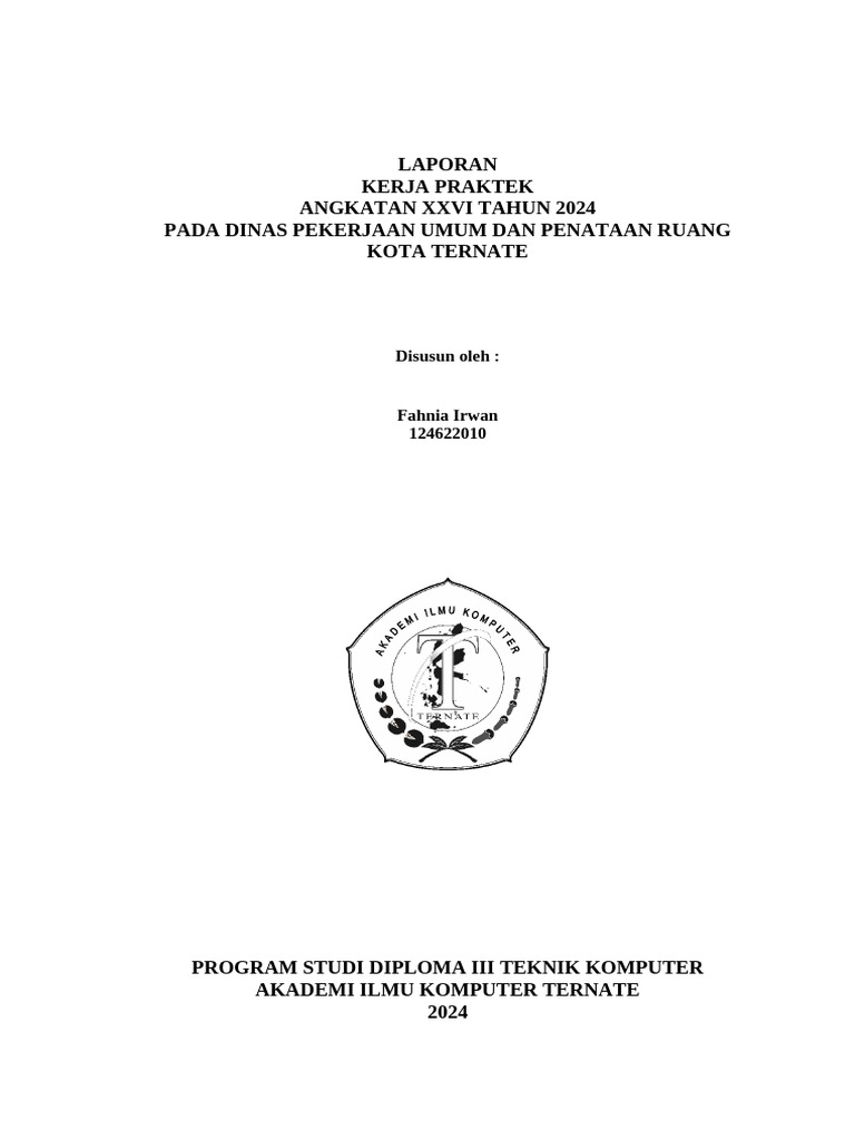 Laporan Fahnia Irwan | PDF