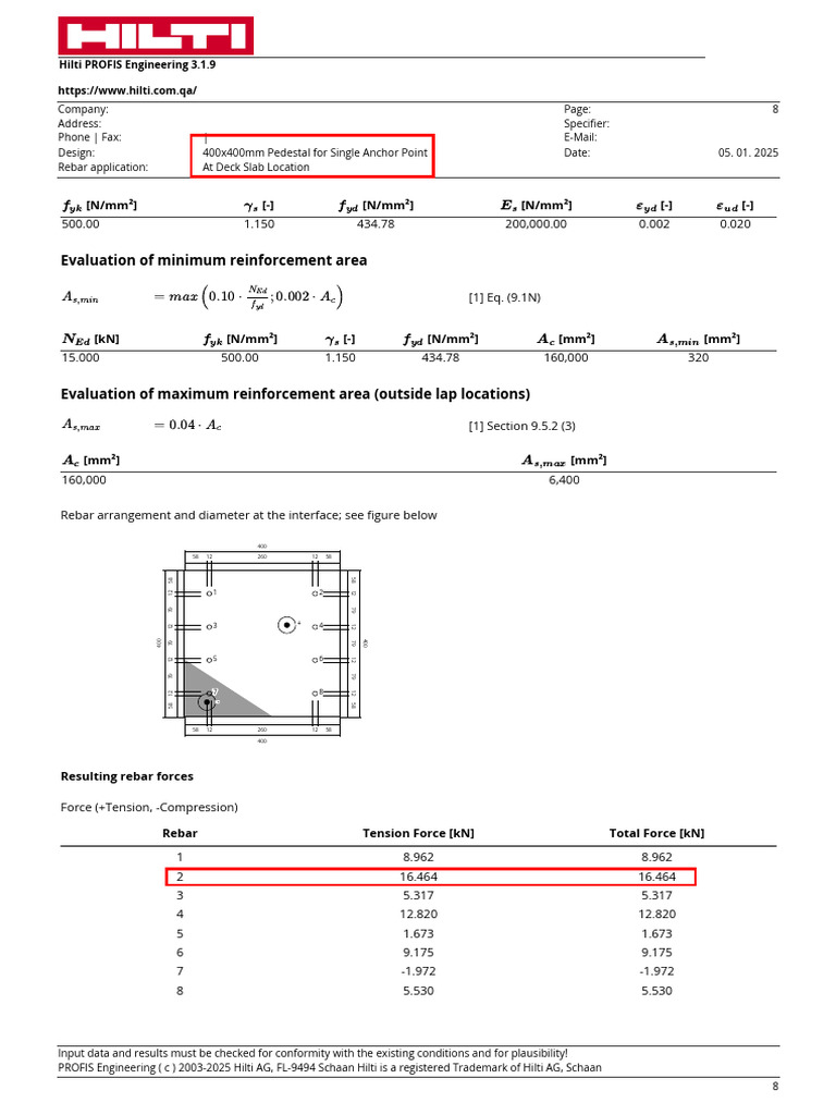 Load for pull-out test | PDF