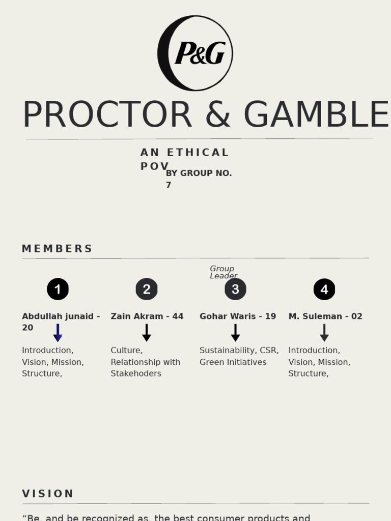 Proctor & Gamble - 20250109 - 020140 - 0000 | PDF | Supply Chain ...