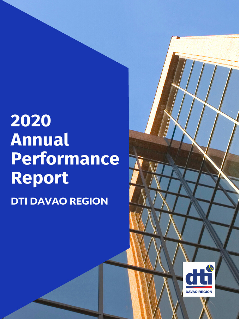 DTI 11 2020 Accomplishment Report | PDF | Coffee | Small And Medium ...