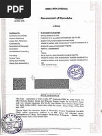 RENTAL AGREEMENT Bangalore | PDF | Lease | Landlord–Tenant Law