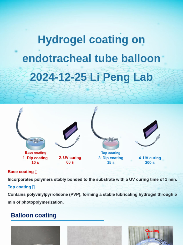 Hydrogel Coating Updates 20241224 | PDF