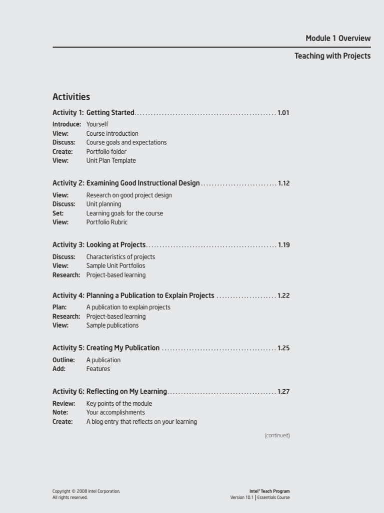 02 Essentials v10-1 Module 1 | PDF | Educational Assessment | Curriculum