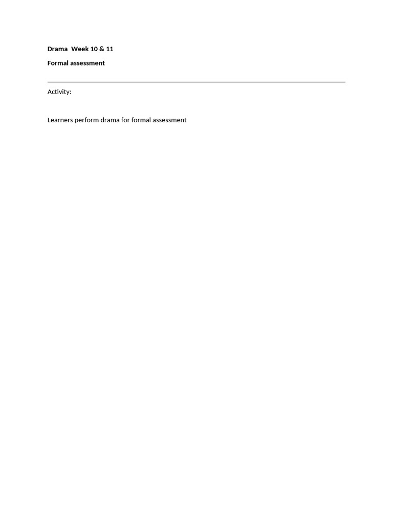 Week 10 & 11 Formal | PDF