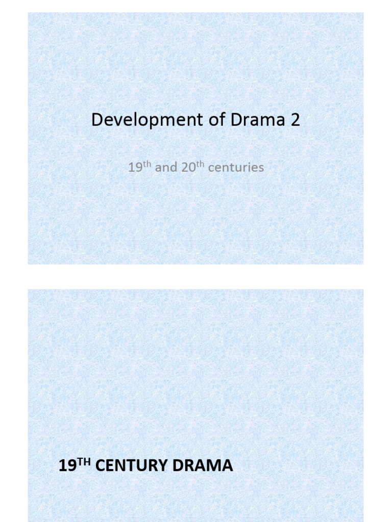 12. Development of drama 2 | PDF | John Millington Synge | George ...