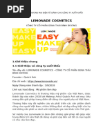 DM Nhom 6 Bao Cao Phan Tich Ve Lemonade | PDF