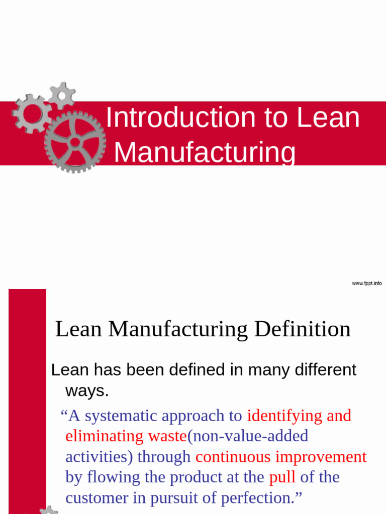 lean_manufacturing | PDF | Lean Manufacturing | Business