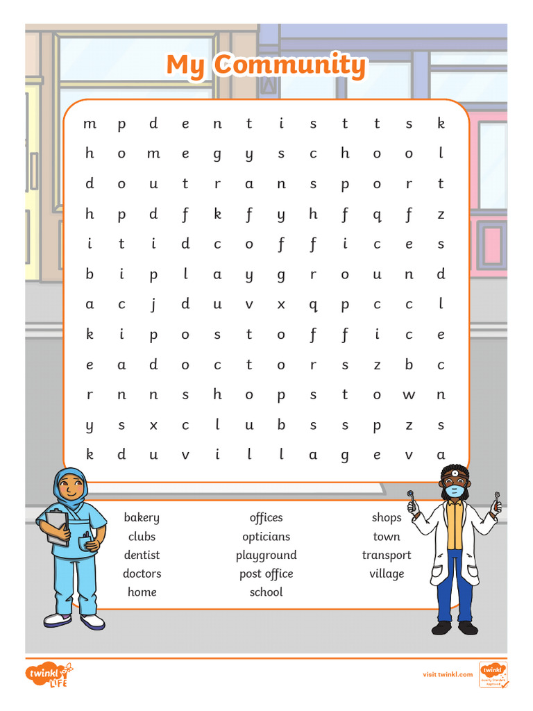 Community Word Search | PDF