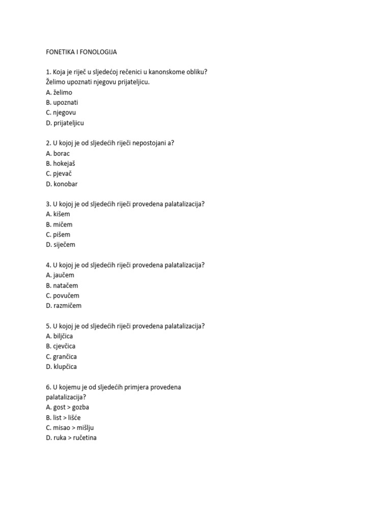 Fonetika i Fonologija | PDF