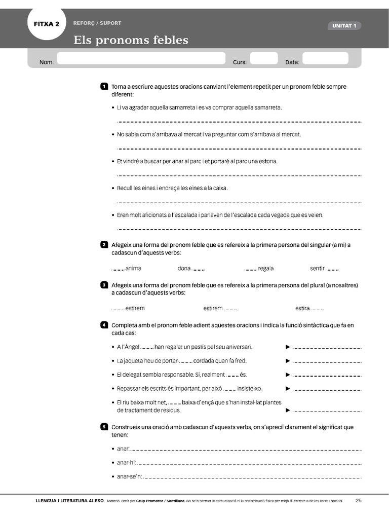 Gramàtica U1 Pdf